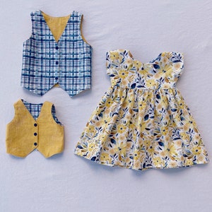 Plaid Easter Vest, Reversible Vest, Toddler Easter Outfit Boy, Baby ...