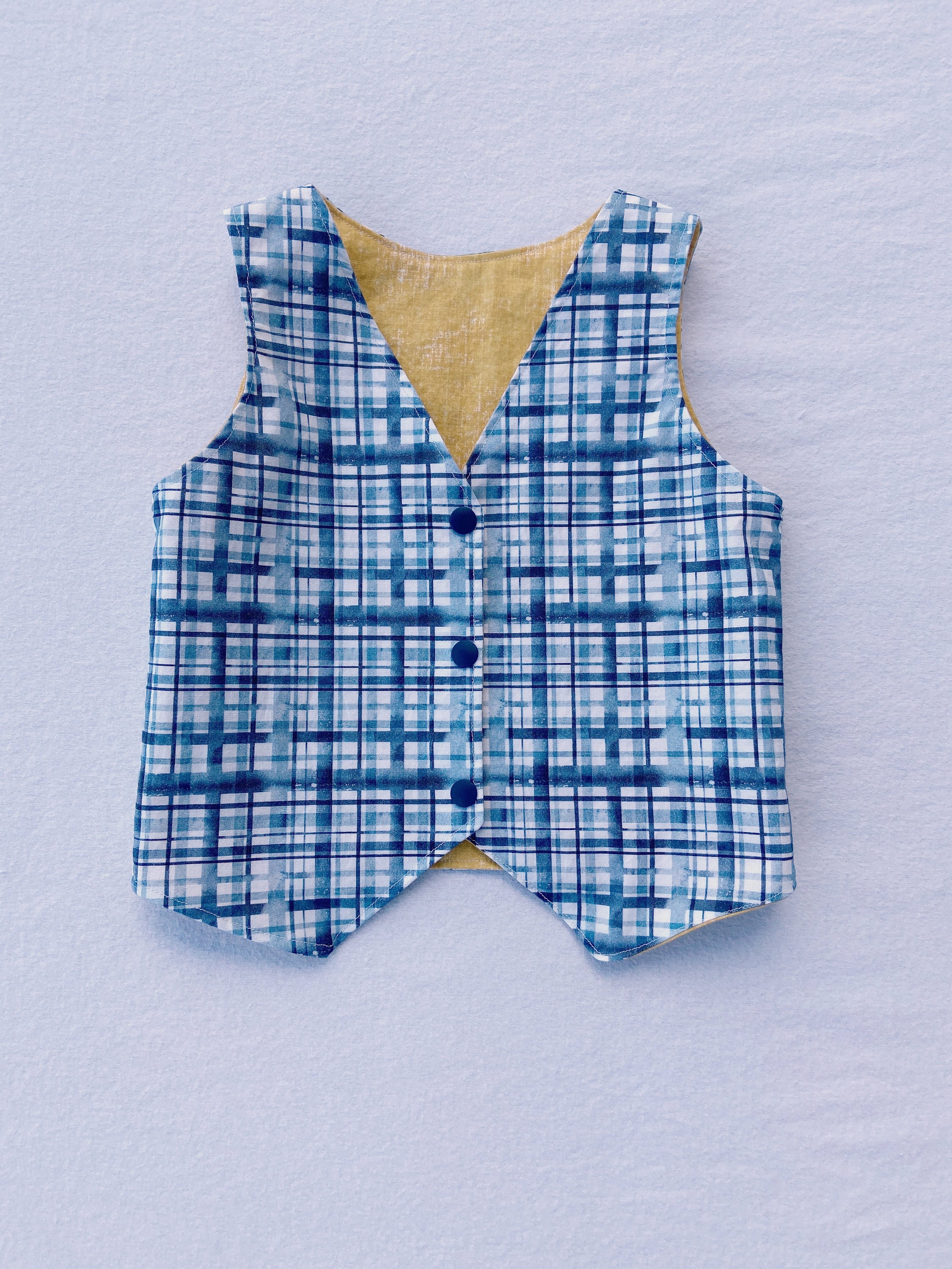 Plaid Easter Vest, Reversible Vest, Toddler Easter Outfit Boy, Baby ...