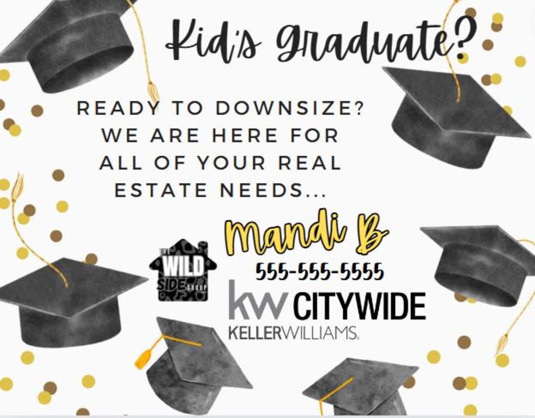 Real Estate Marketing - POP by & Prints - Kids Graduate? Time to ...