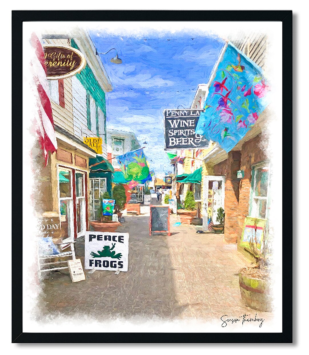 Rehoboth Beach Art Print - Penny Lane by Susan Thornberg - Etsy