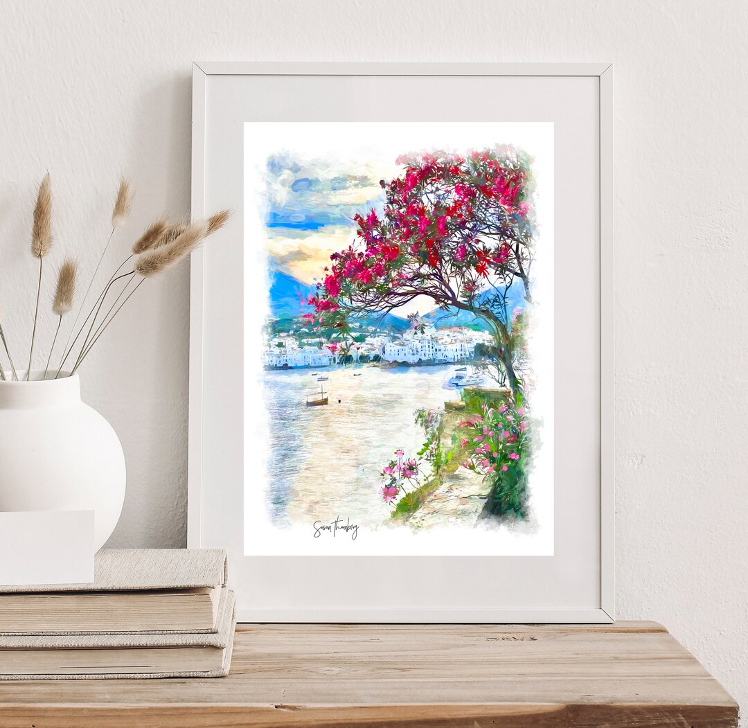 Cadaqués, Spain, Coast of the Mediterranean Sea by Artist Susan ...