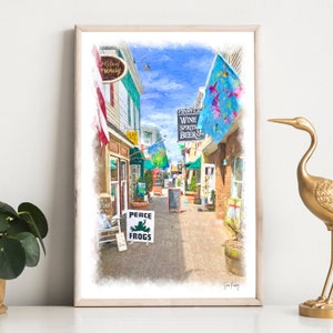 Rehoboth Beach Art Print - Penny Lane by Susan Thornberg - Etsy