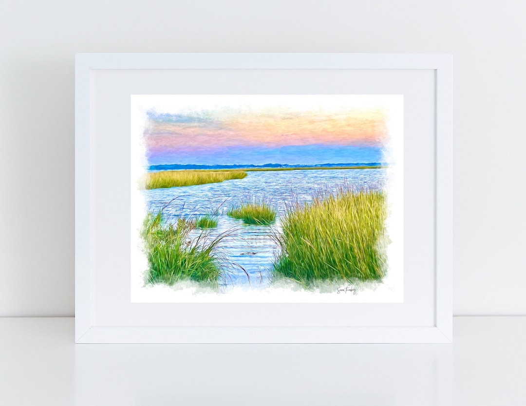 Rehoboth Beach, Indian River Inlet, Delaware, Coastal Art, by Rehoboth ...