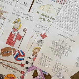 DIGITAL GROWING BUNDLE Lazy Liturgical Living Activity Sheets Coloring ...