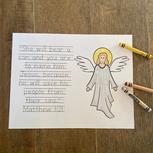 St. Matthew Mark Luke John Coloring Page Sheet Lazy Liturgical Year ...