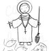 St. Martin De Porres Coloring Page Sheet Liturgical Year Catholic ...