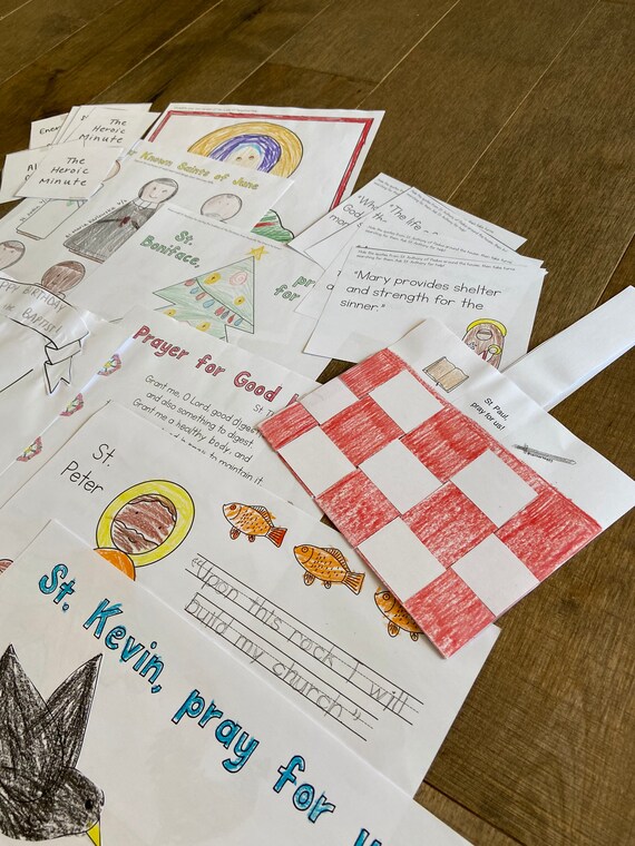 Drawing & Illustration JUNE BUNDLE lazy liturgical living activity ...