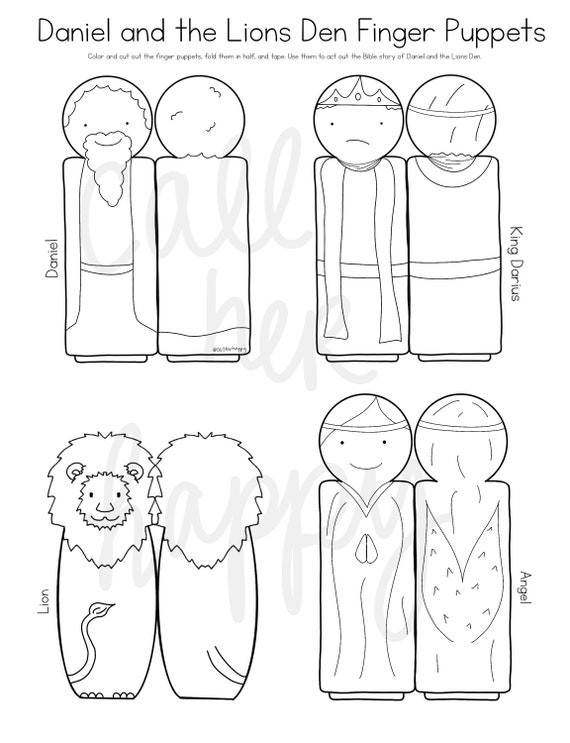 Daniel Bible Crafts Print Outs