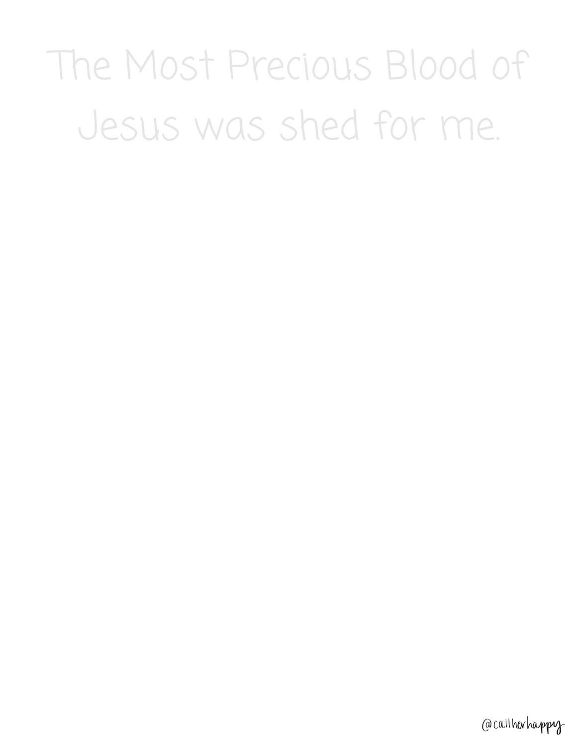 Precious Blood of Jesus Coloring Page Sheet Liturgical Year - Etsy