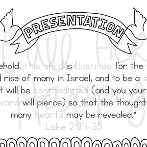 Candlemas Coloring Sheet Groundhogs Day Presentation of Our Lord ...