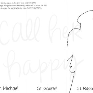 Archangels St. Michael Coloring Page Sheet Liturgical Year Catholic ...