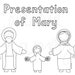 Presentation of Virgin Mary Printable Coloring Page Sheet Lazy ...