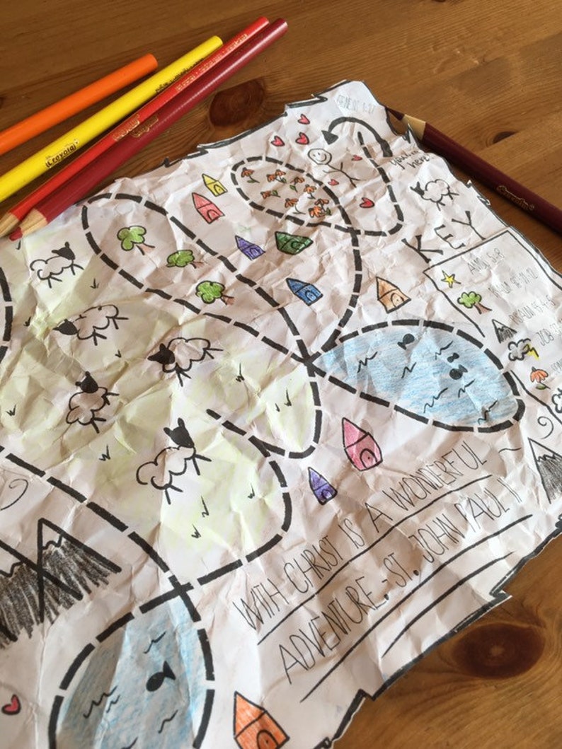 Pope St John Paul II 2 Jp2 Coloring Page Sheet Liturgical Year - Etsy