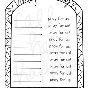 All Saints Day Litany Coloring Page Sheet Liturgical Year Catholic ...