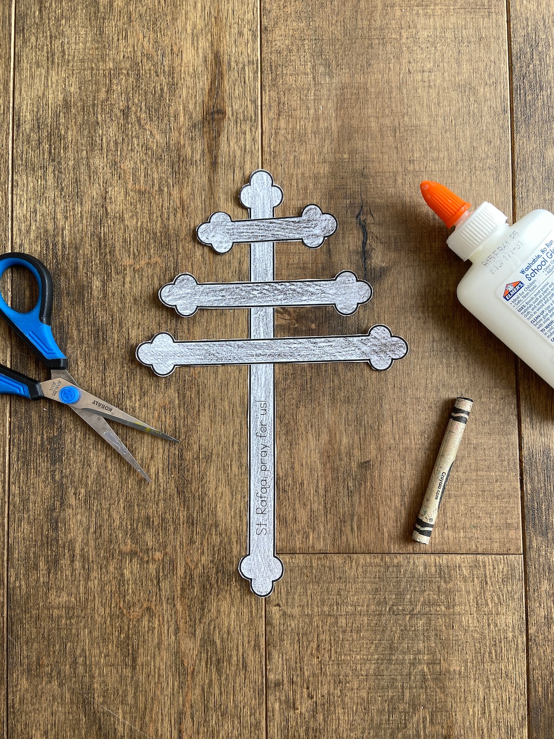 St Rafqa Maronite Cross Lebanon Printable Coloring Page Sheet ...