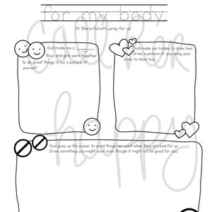 St Maria Goretti Worksheet Printable Coloring Page Sheet Liturgical ...