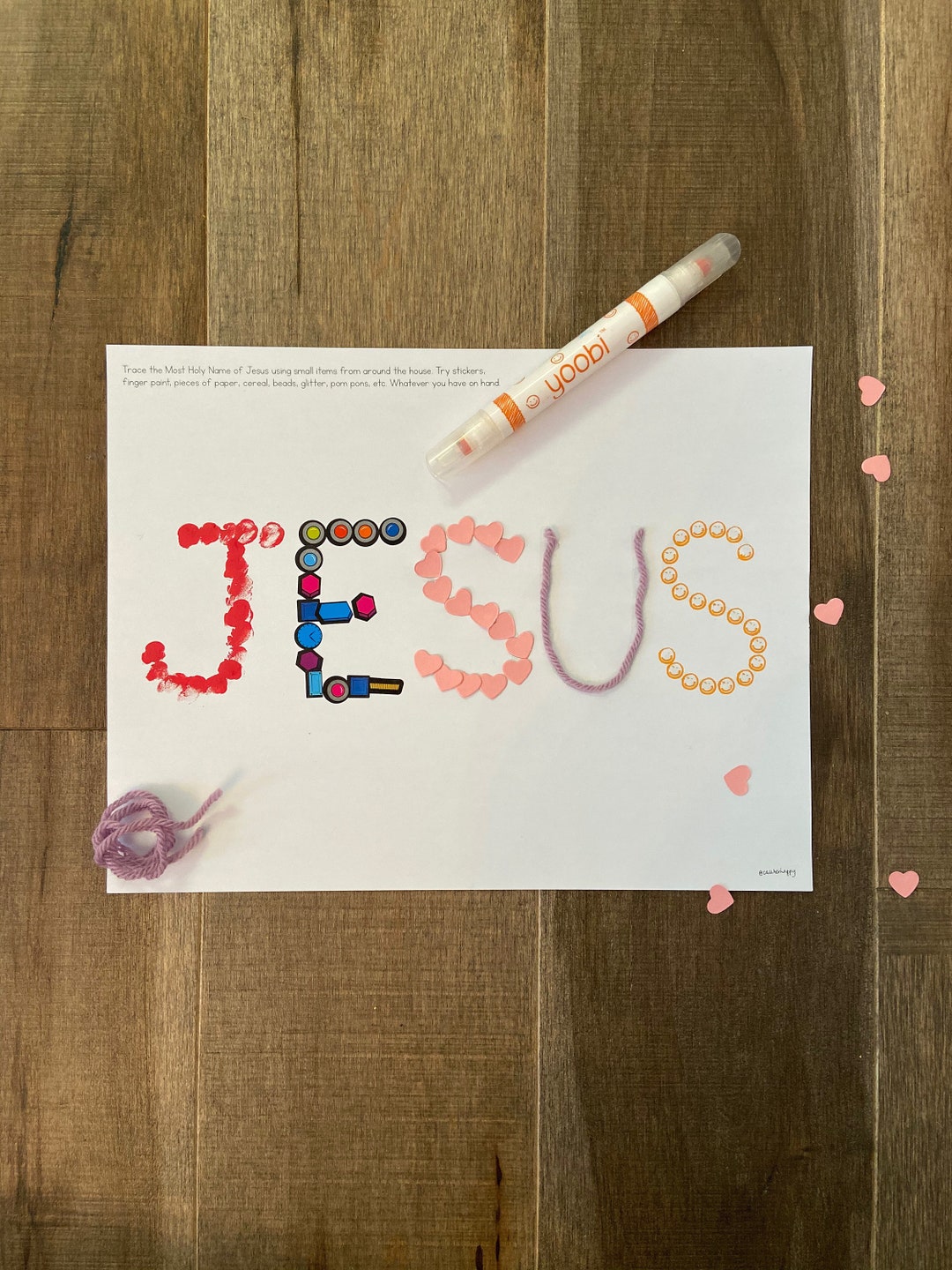 Most Holy Name of Jesus Printable Coloring Page Sheet Lazy Liturgical ...