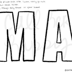 Most Holy Name of Mary Coloring Page Sheet Printable Catholic Resources ...