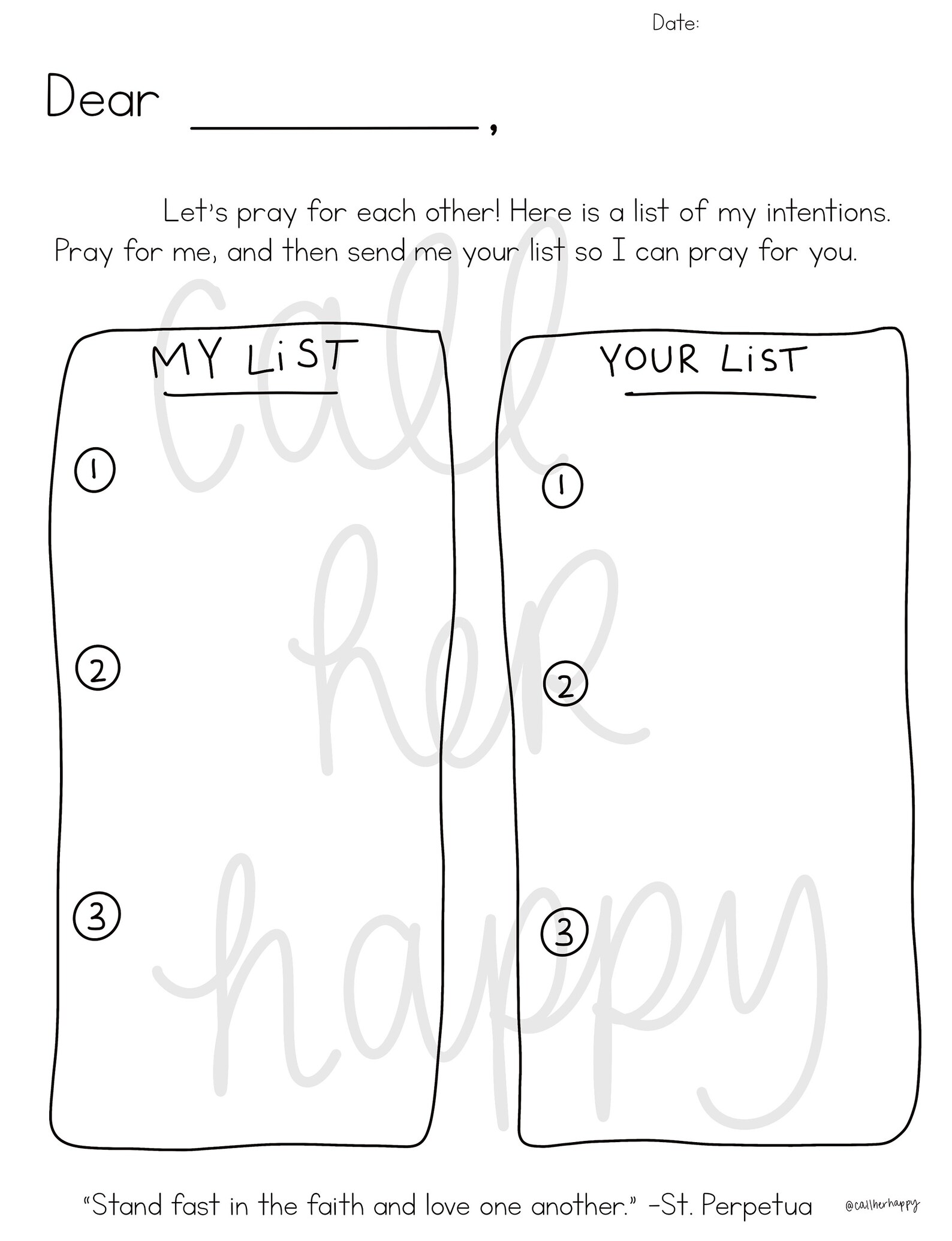 St. Perpetua and Felicity Printable Coloring Page Sheet Lazy | Etsy