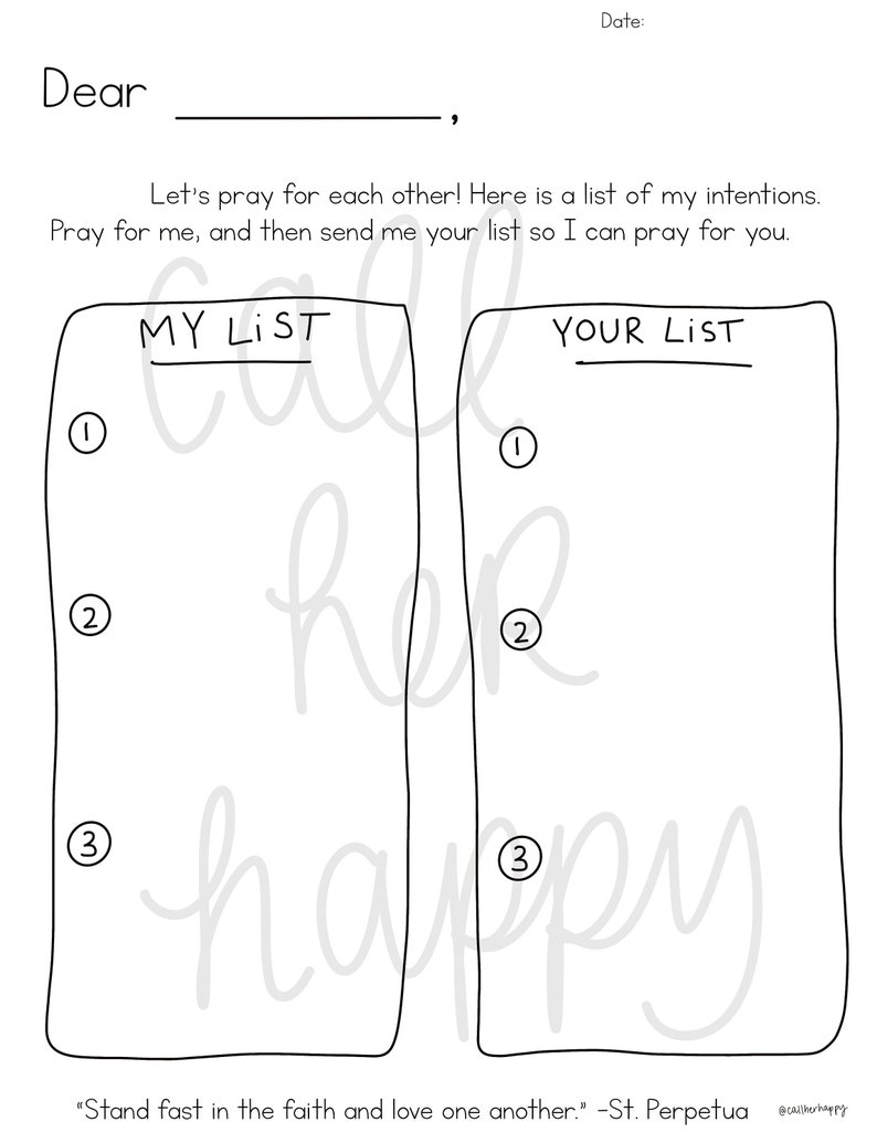 St. Perpetua and Felicity Printable Coloring Page Sheet Lazy | Etsy