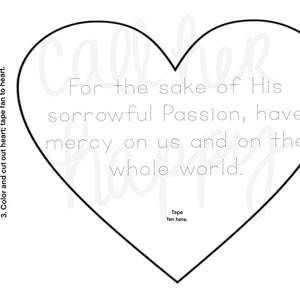 St. Faustina Divine Mercy Coloring Page Sheet Liturgical Year Catholic ...