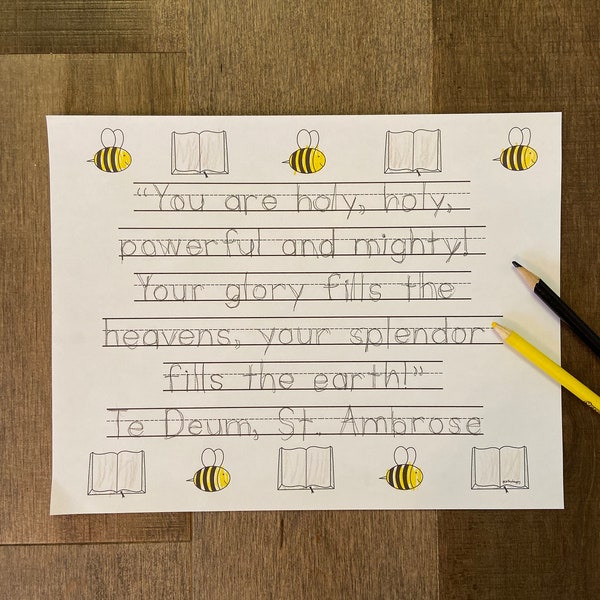 Saint Ambrose Coloring Page - Etsy