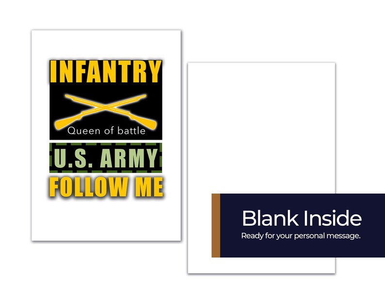 FOLLOW ME US Army Infantry Military Graduation - Etsy