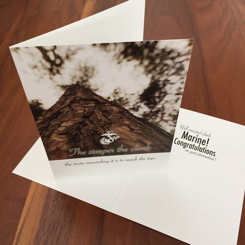 Military Promotion Congratulations Greeting Card for Marines - Etsy