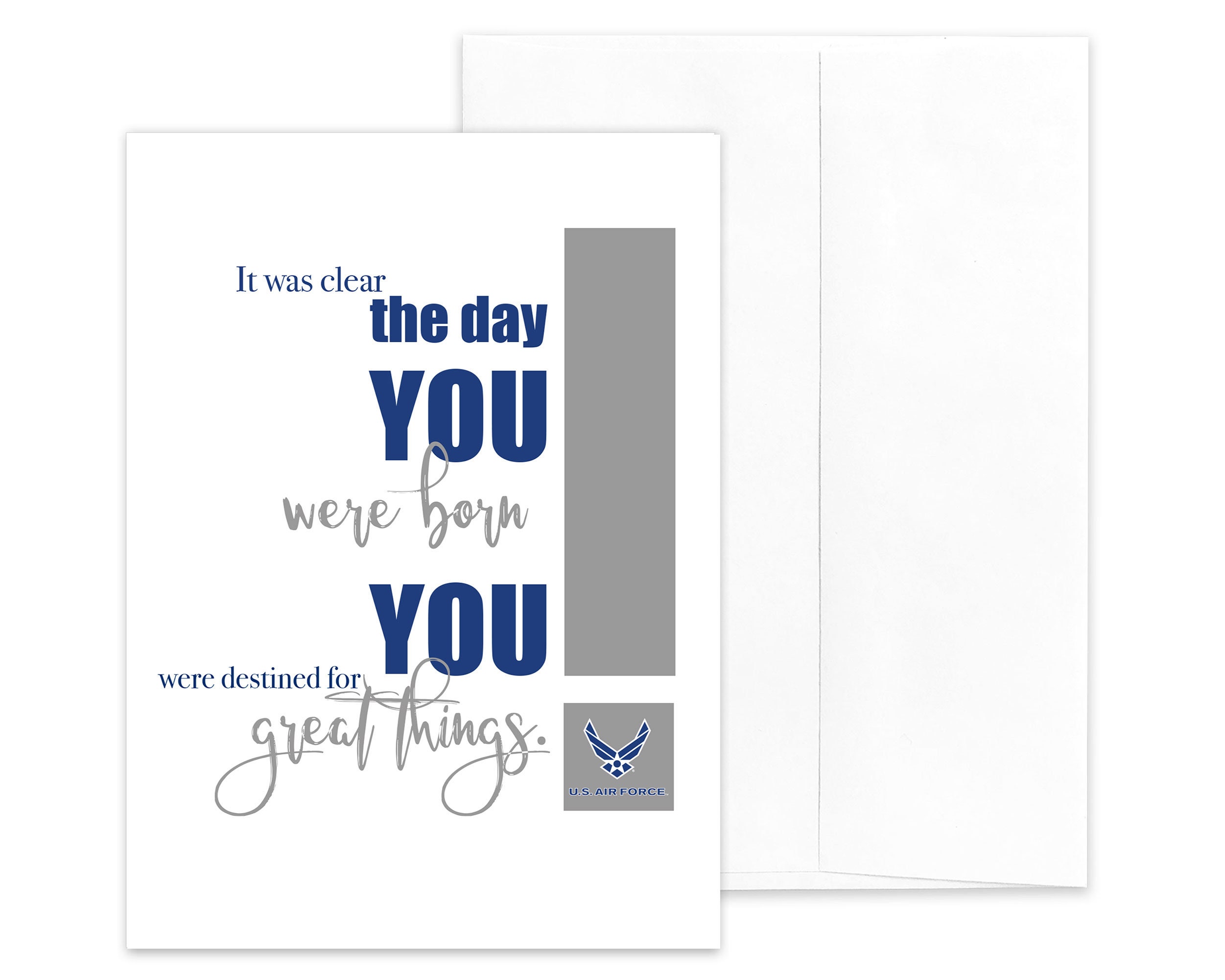 US Air Force Military Appreciation Greeting Card for Airmen | Etsy