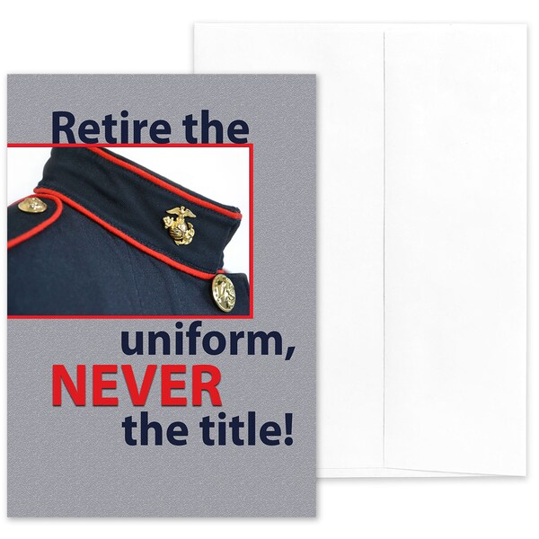 Military Retirement Marines Greeting Card - Etsy