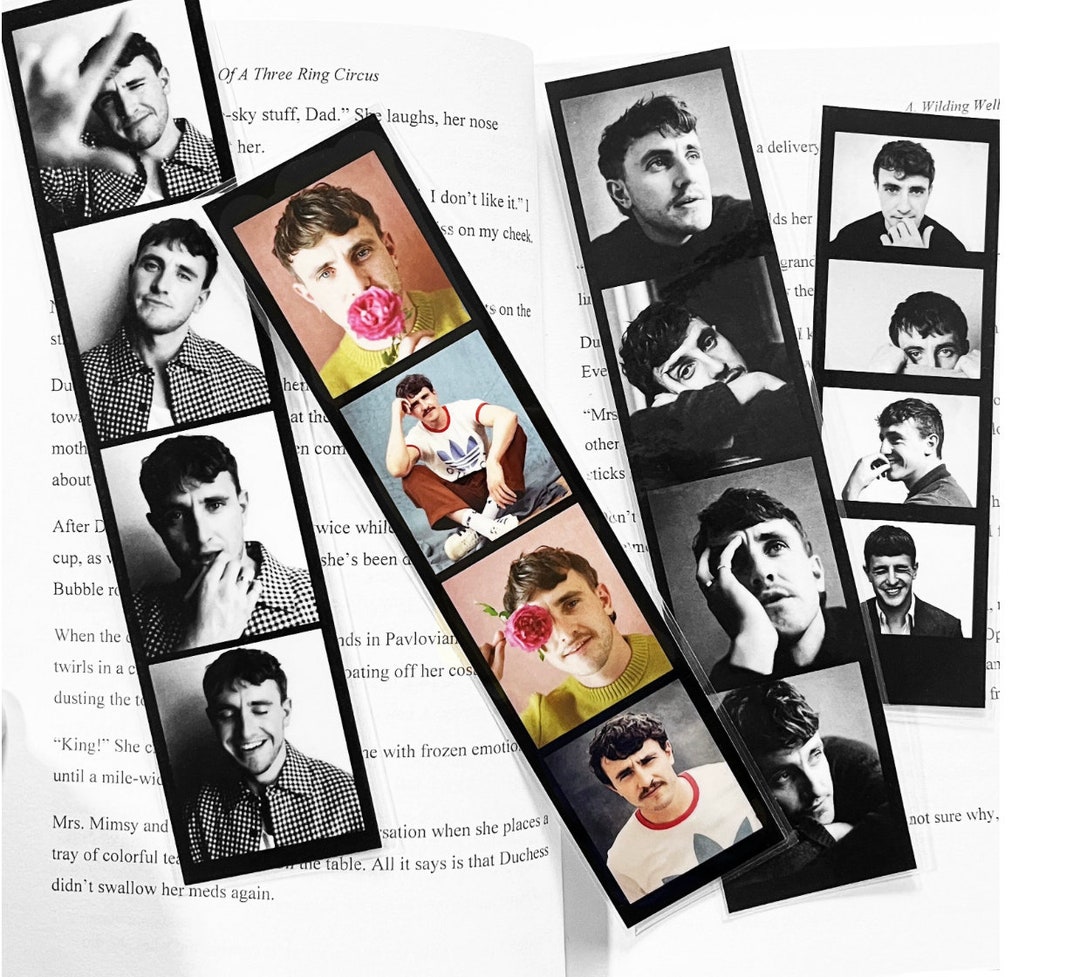 PAUL MESCAL Photo Strip Bookmark // Mirror Decoration Mini - Etsy