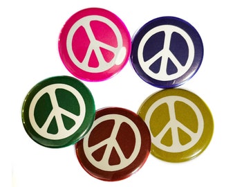 Peace Hand Enamel Pin - Etsy