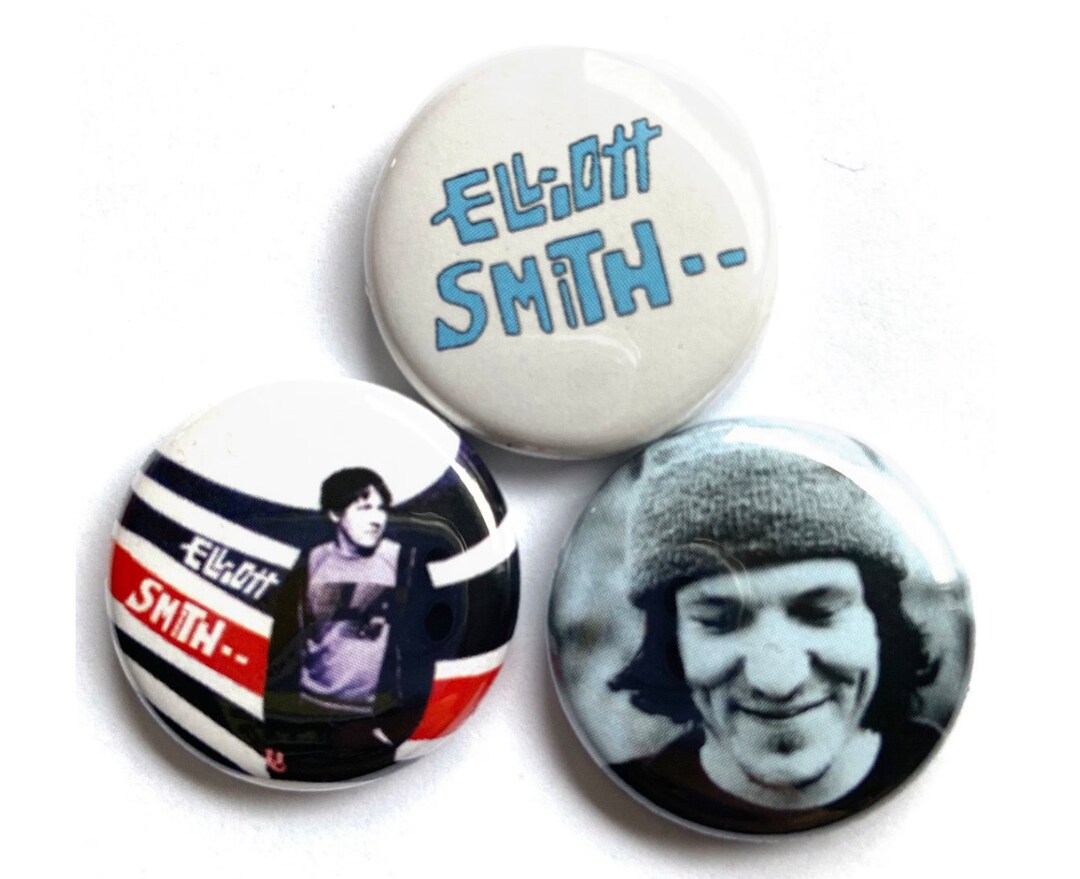 ELLIOTT SMITH Set of Three 1 Metal Pinback Buttons - Etsy
