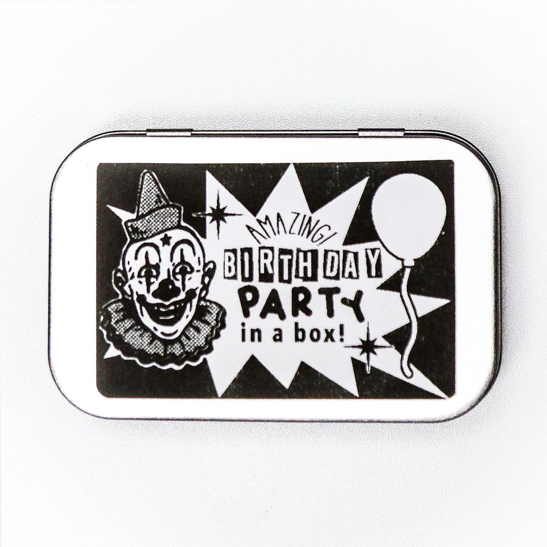 Mini BIRTHDAY PARTY in a Tin Box Cutest Gift Idea - Etsy