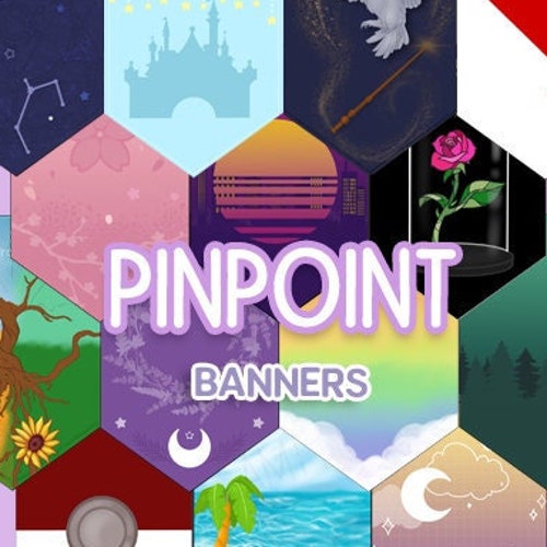 Mini Long Pin Banner Enamel Pin Display Pick Your Color - Etsy