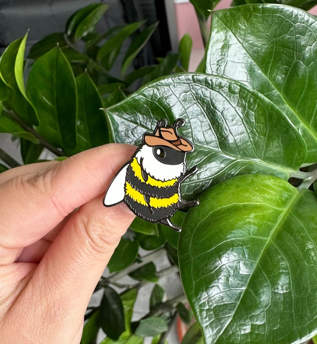 Beehaw Bumblebee Hard Enamel Pin - Etsy