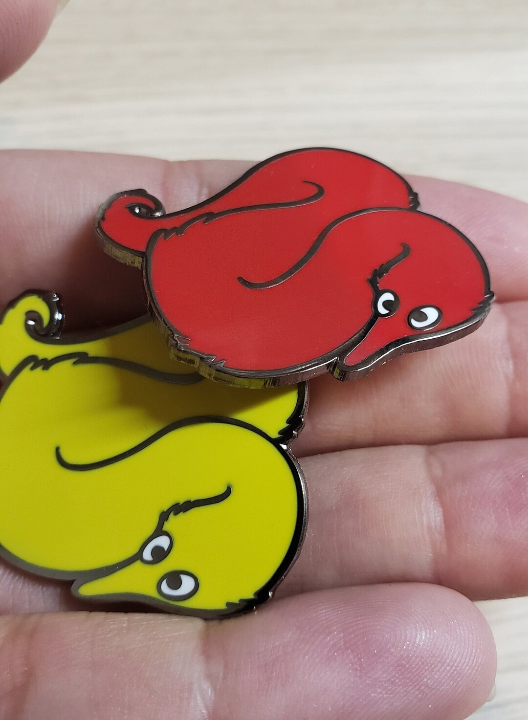 Worm Hard Enamel Pin - Etsy
