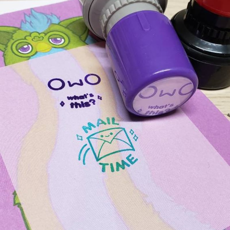Rubber Ink Stamp Letters - Etsy
