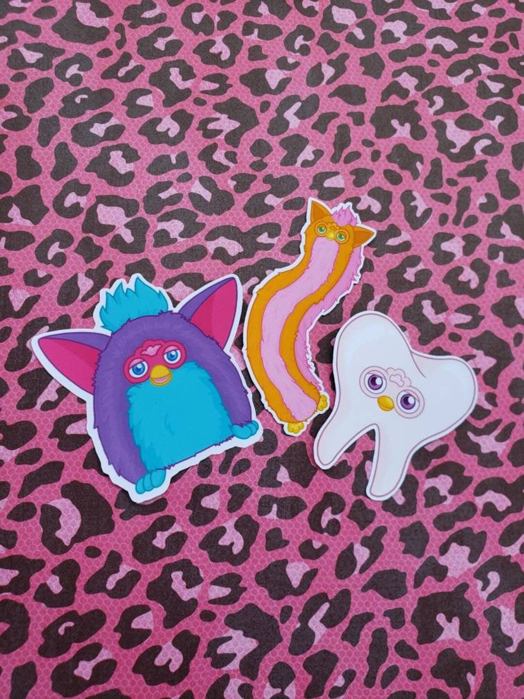 Furby Stickers (3 per Set) - Etsy