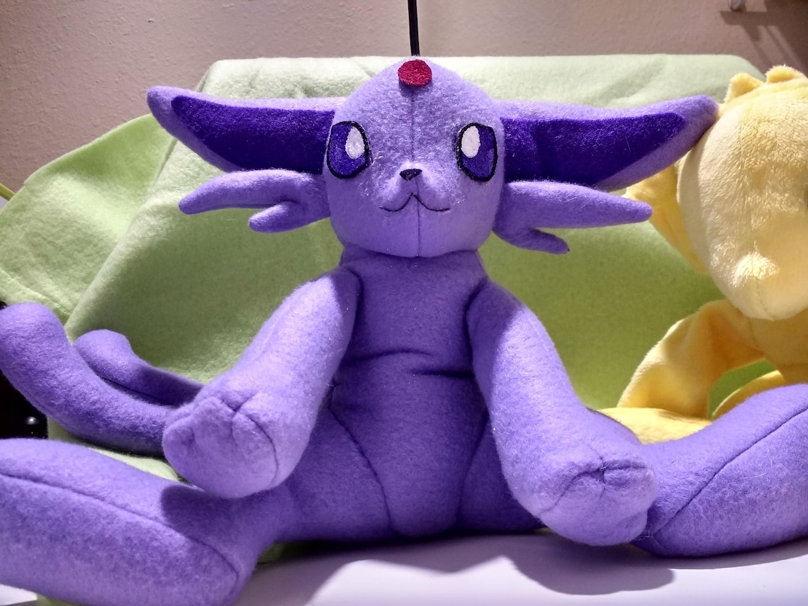 Espeon Plushie - Made to Order [SOLD OUT] - Etsy