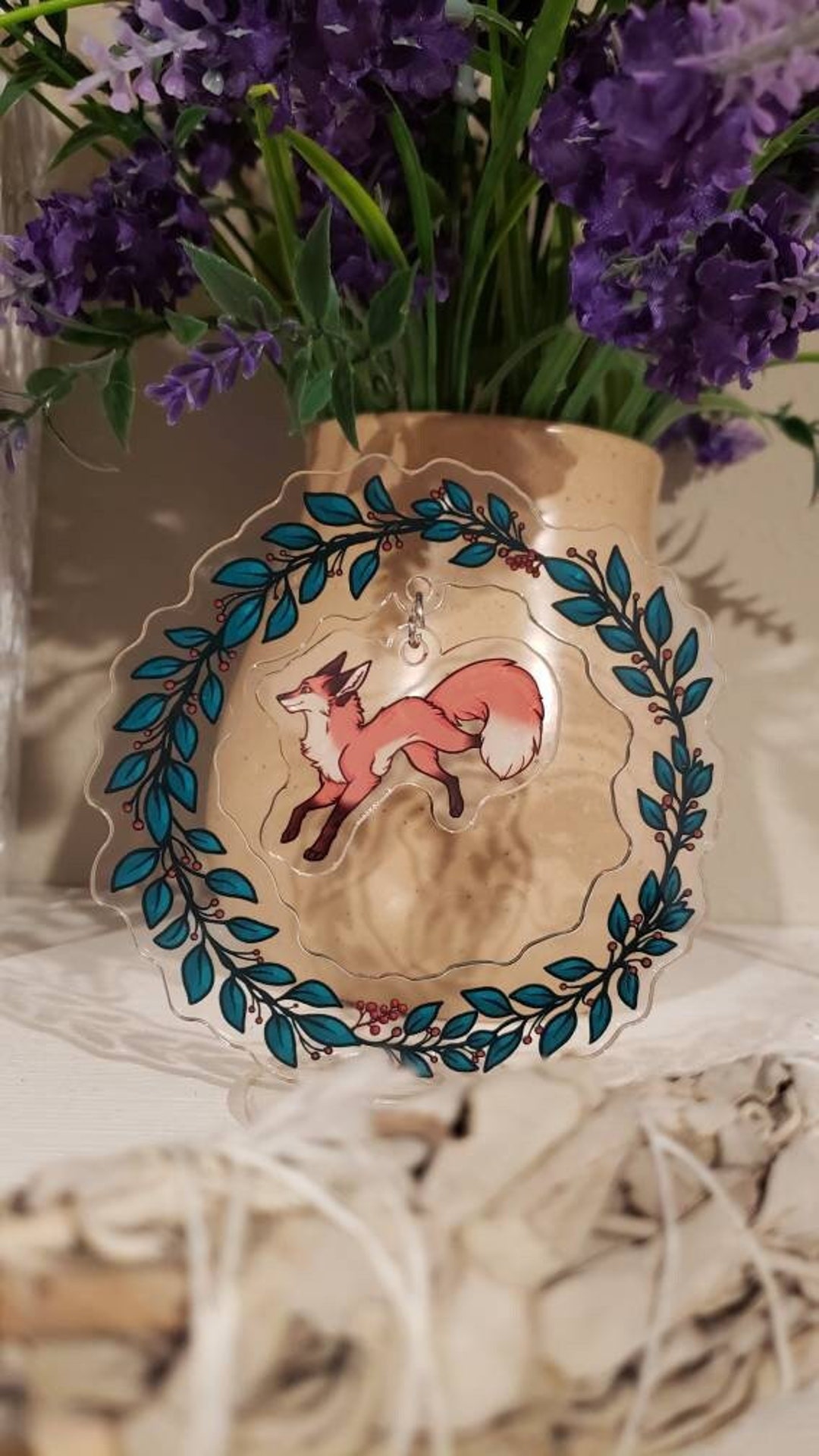 Autumn Fox - 4in Dangling Standee - Etsy