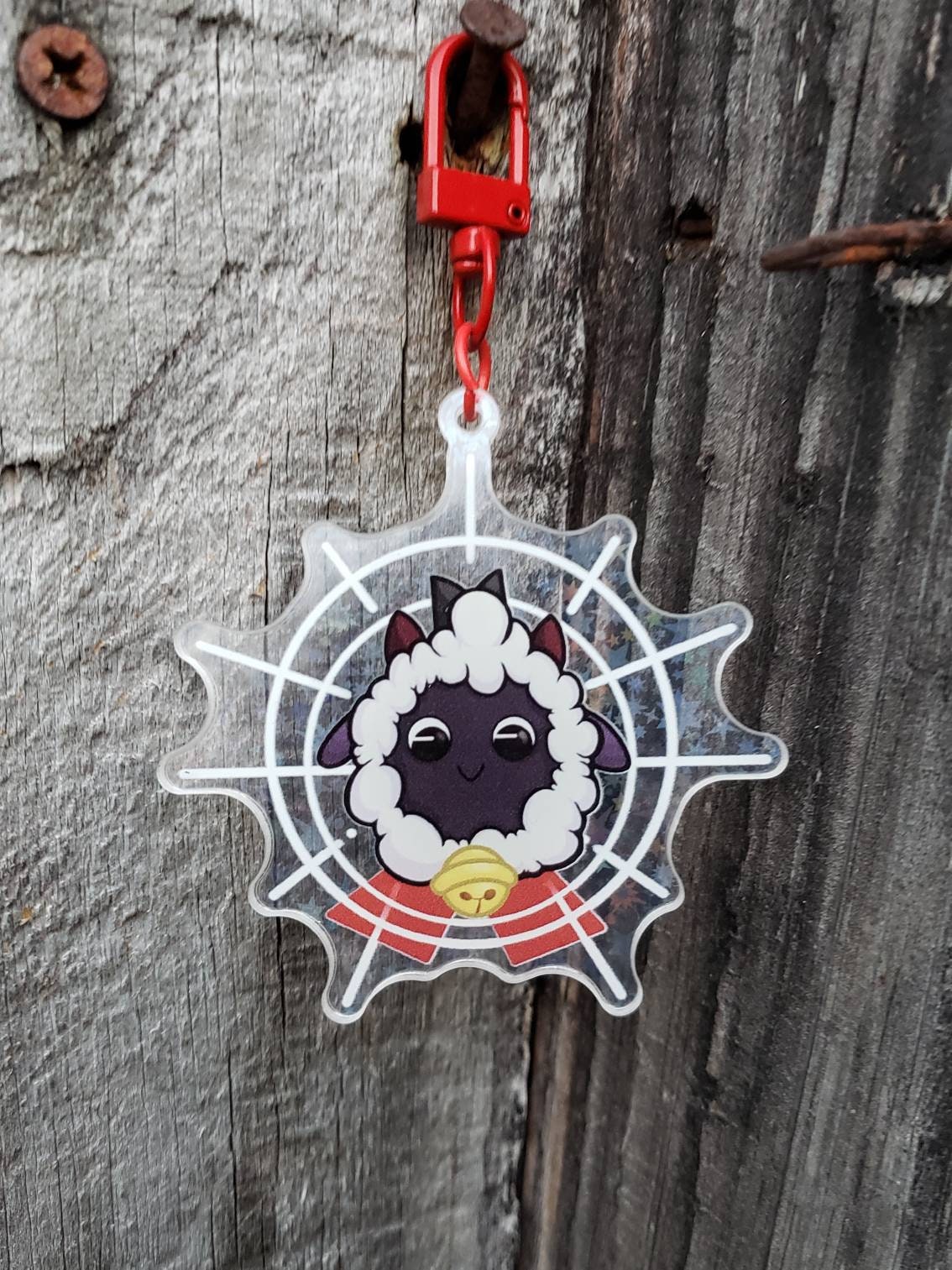 2.5" Cult of the Lamb Holo Acrylic Charm Keychain - Etsy