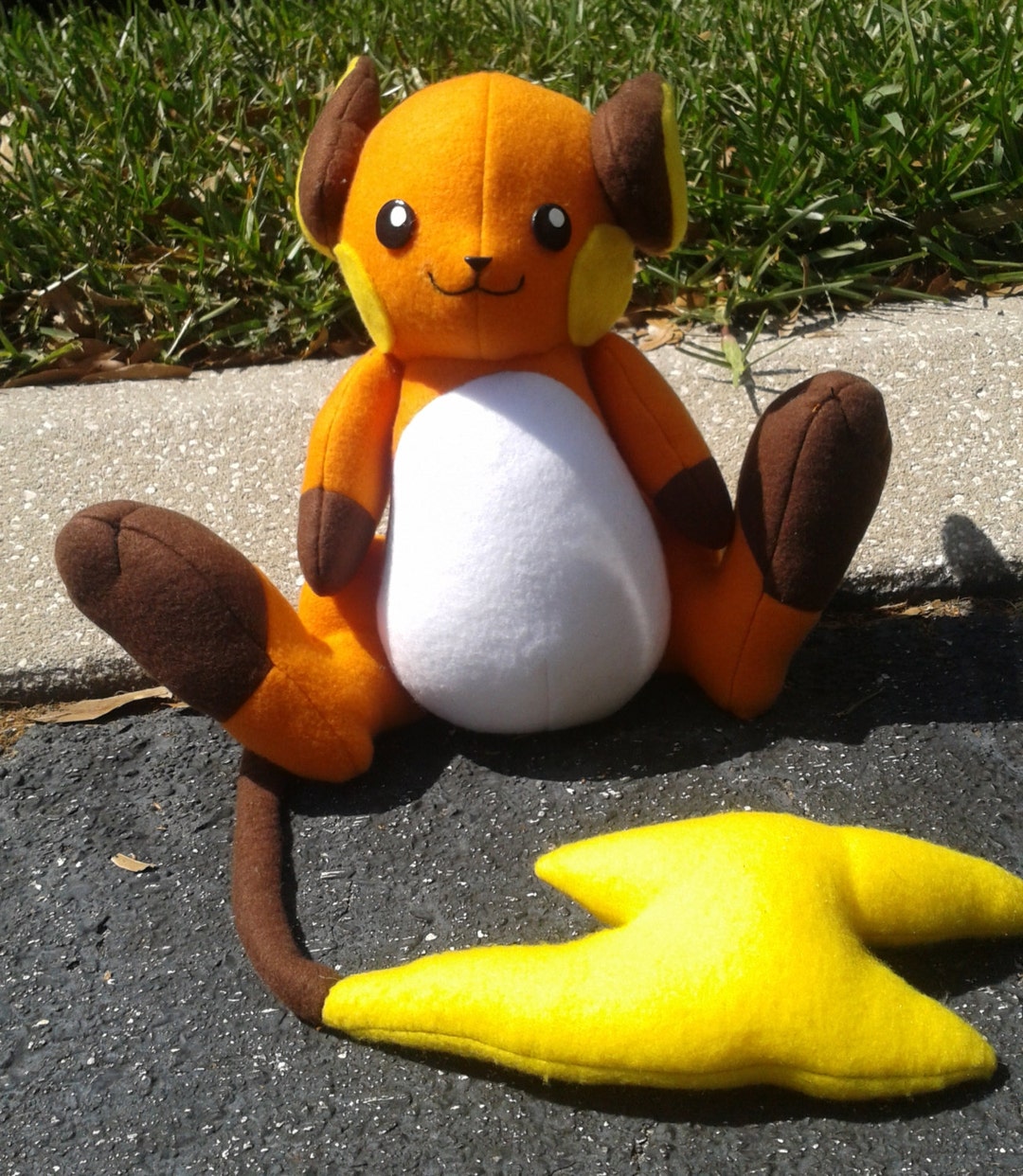 Electric Mouse Plushie - Made to Order (SOLD OUT) - Etsy
