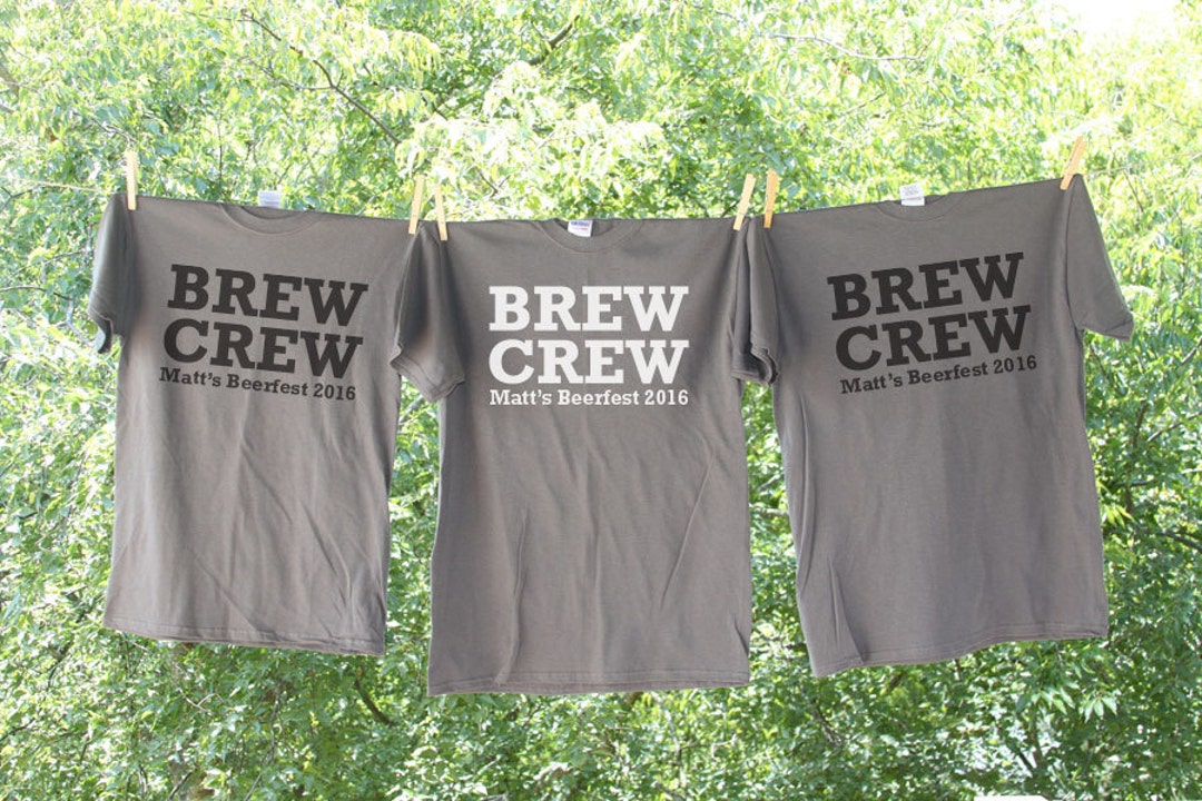 Brew Crew Beer Bachelor Shirt, Men's Shirt, Beach Party Shirt, Custom ...