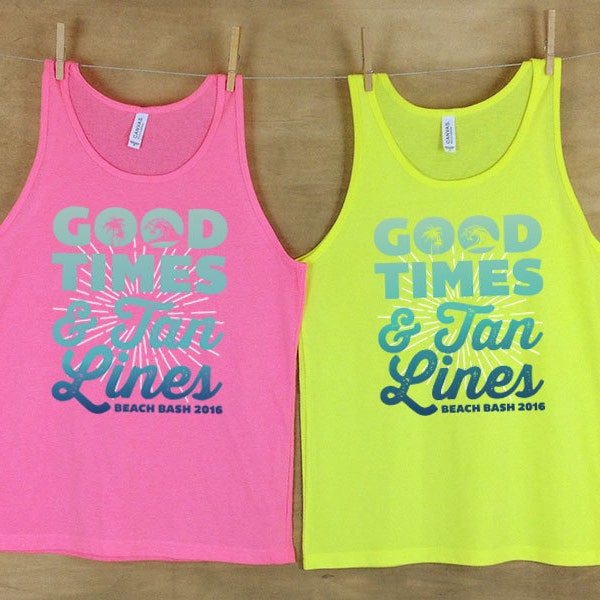 Neon Tank Top - Etsy
