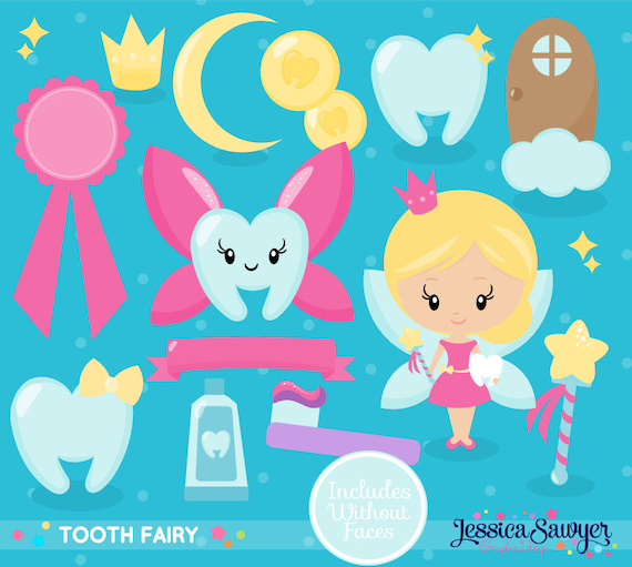 20FOR20, tooth fairy clipart for planner stickers, crafts, and projects ...