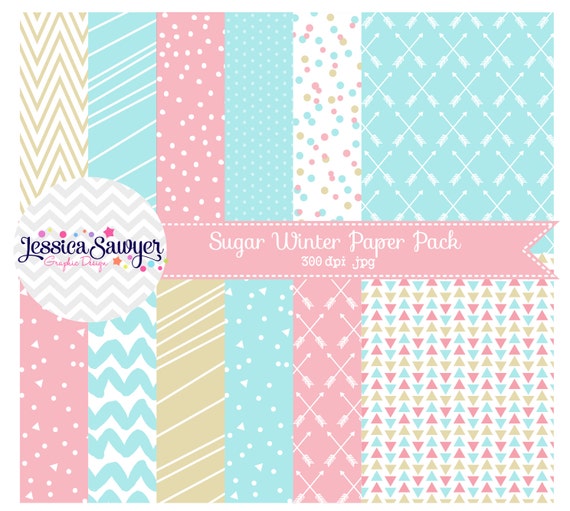 20FOR20, pink and aqua digital paper or pastel backgrounds for ...