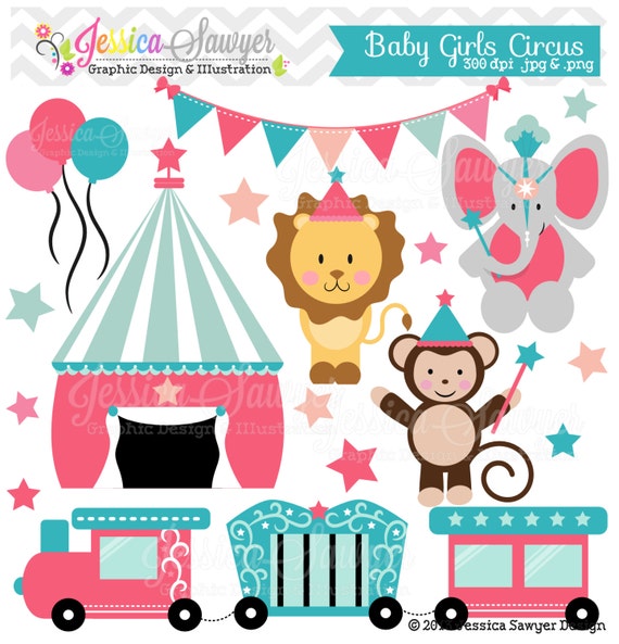 Circus Train Clip Art
