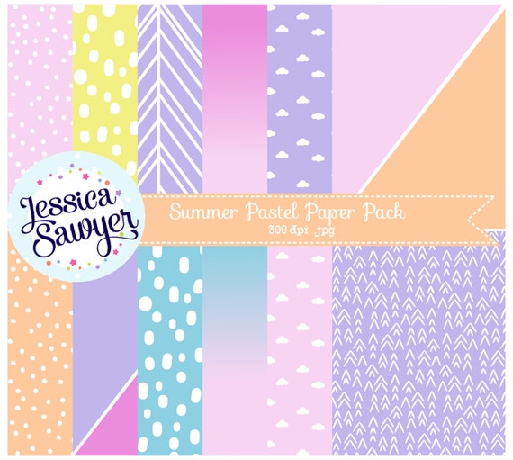 20FOR20, Pastel digital paper or backgrounds for commercial use or ...