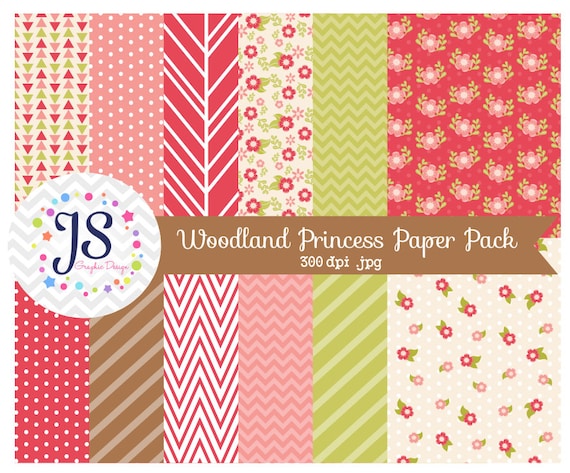 20FOR20, fall woodland digital paper for commercial use or personal use ...